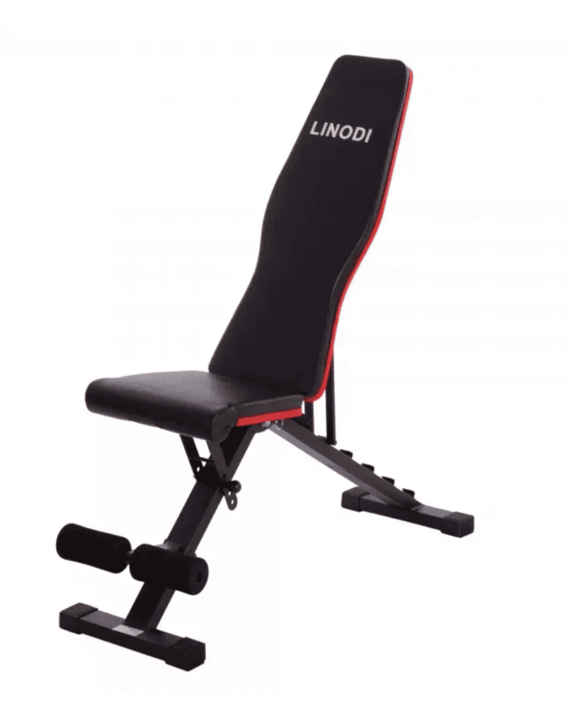 Banco press regulable para entrenamiento