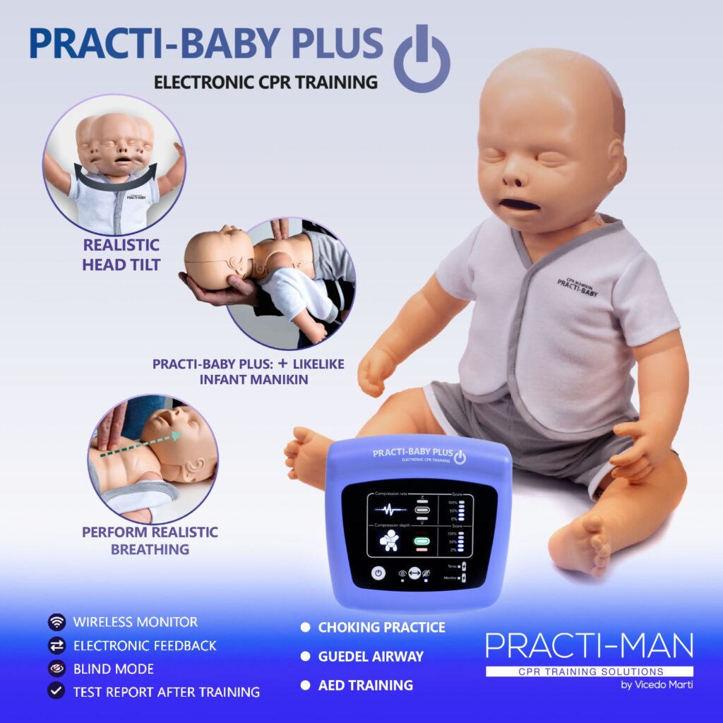 PRACTIBABY PLUS simulador pediátrico de RCP