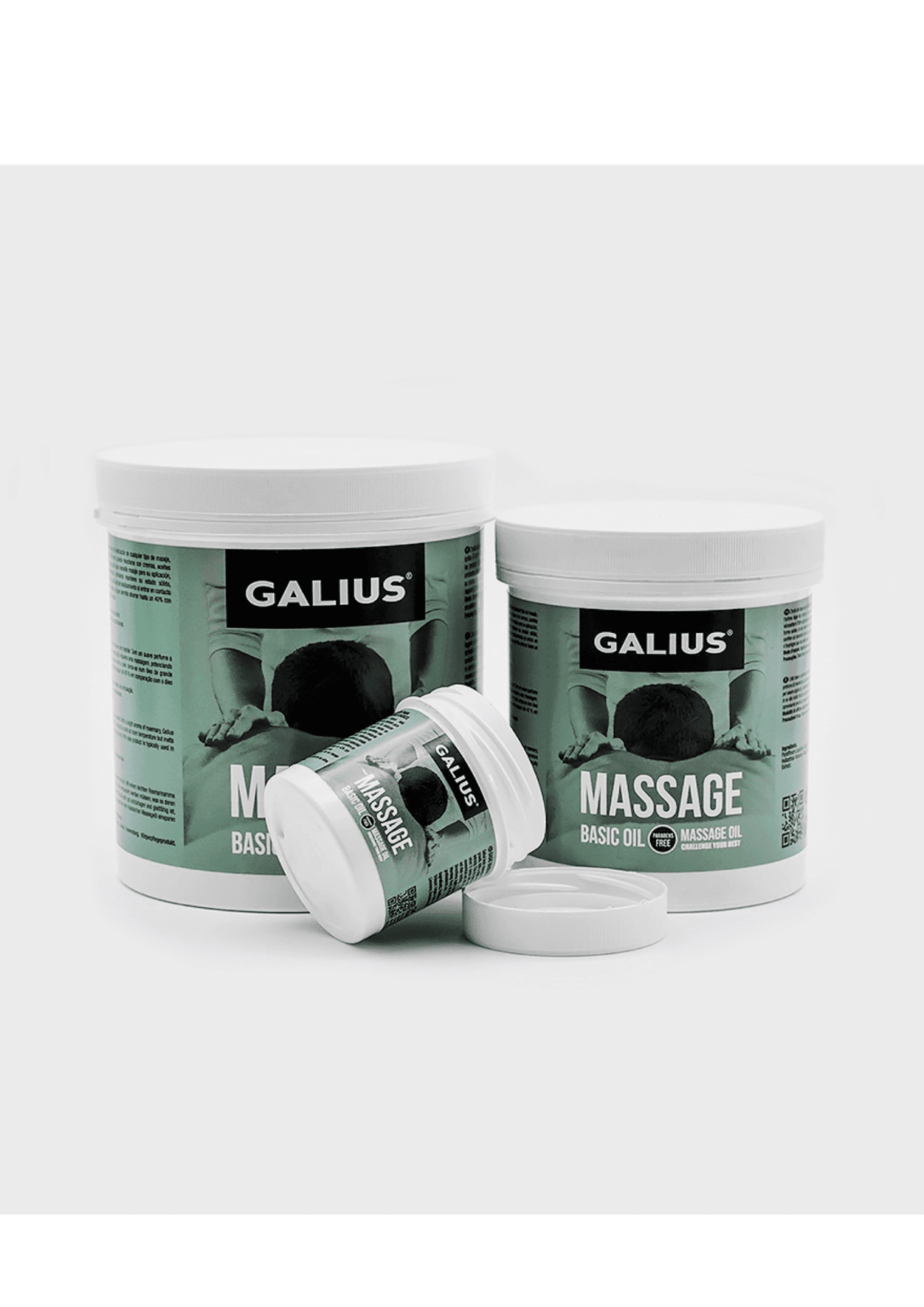 GALIUS Aceite básico sólido para masajes con aroma a romero