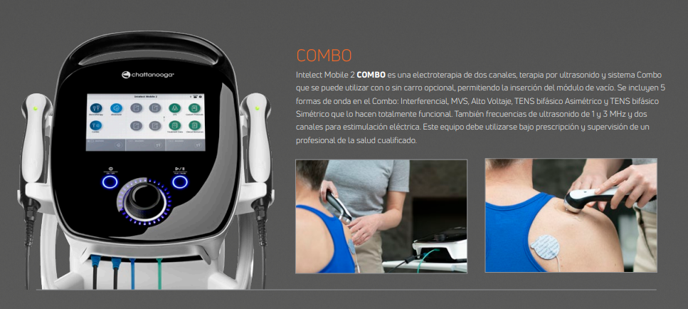 INTELECT MOBILE 2 COMBO: electroterapia, ultrasonidos, combo