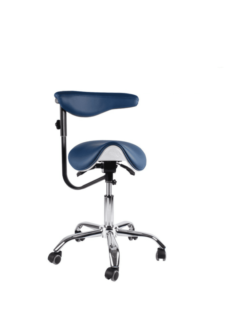 COMFORT PLUS: Taburete de estructura compacta de acero INOX