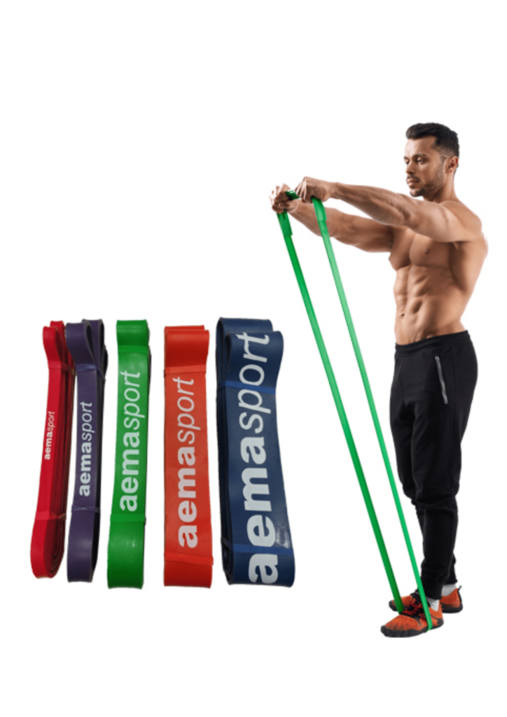 Power bands: bandas de resistencia con látex (varias resistencias)