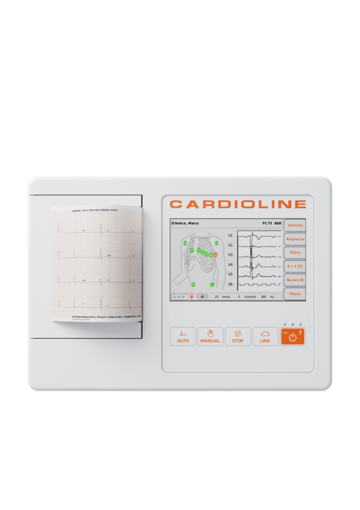 CARDIOLINE: Electrocardiógrafo portátil
